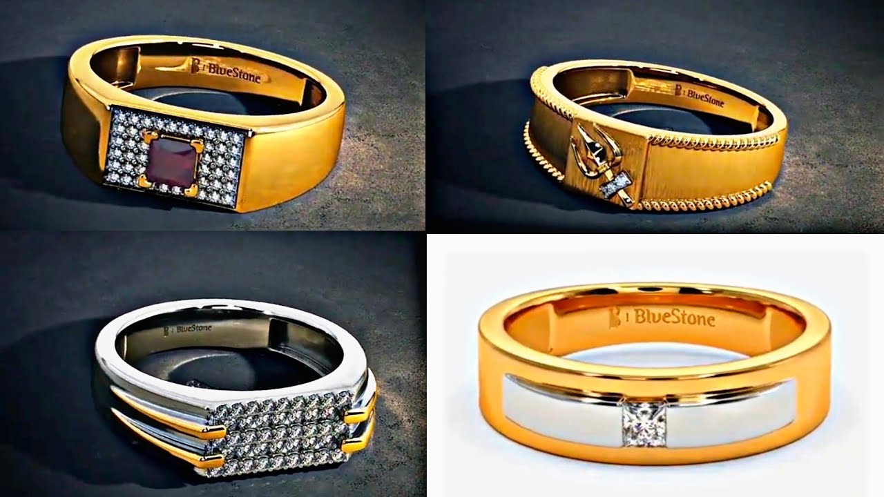 gold ring challa design for men |Gold ring collection for men | plain ...