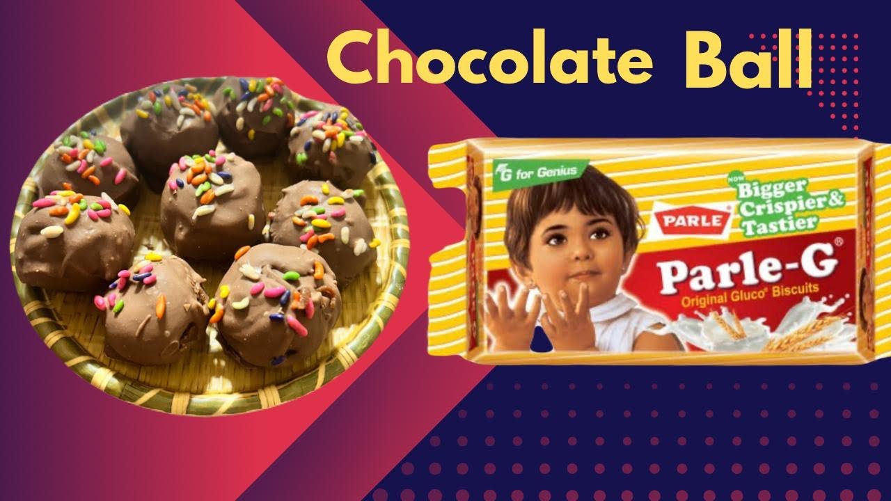 Parle G biscuit chocolate balls #chocolate#ball#recipe - YouTube