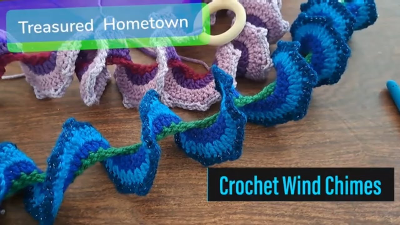 How to Crochet: DIY Crochet Wind Chime Spinner for Soothing Sounds ...