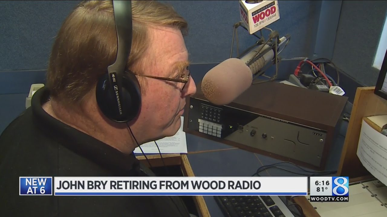 John Bry retires from WOOD Radio after 40-year tenure - YouTube