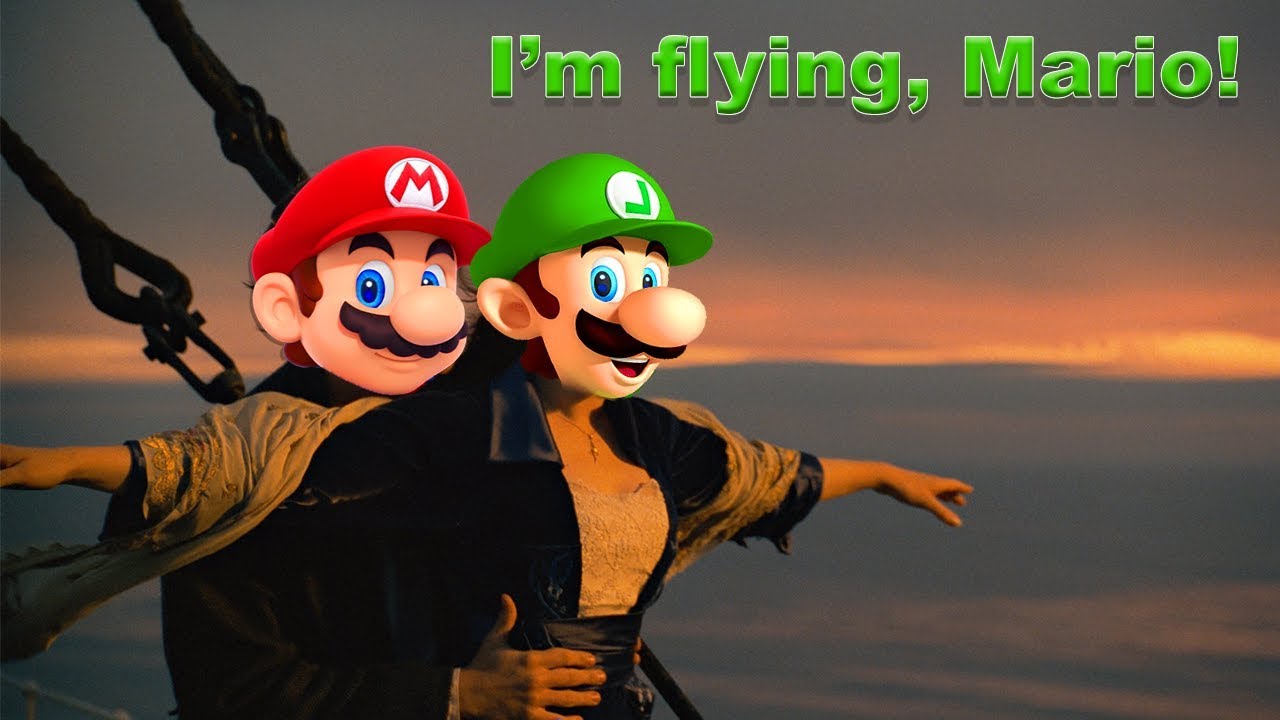 Mario is in the Titanic - YouTube