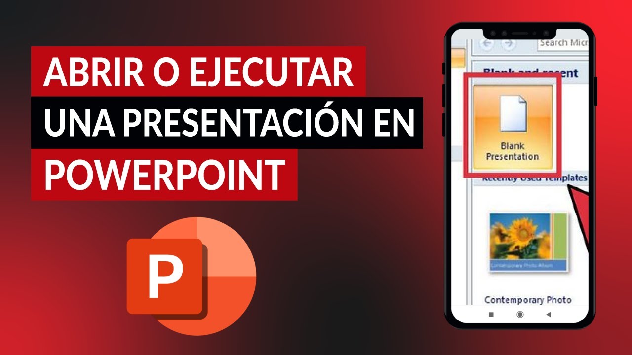 Cómo abrir o ejecutar una presentación POWERPOINT en modo exposición - YouTube