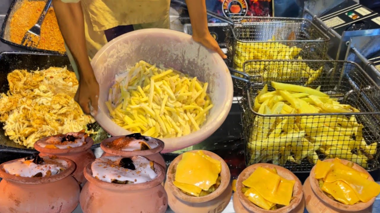 Crispy French Fries Making on Clay Pot | How to Make Perfect Crispy ...