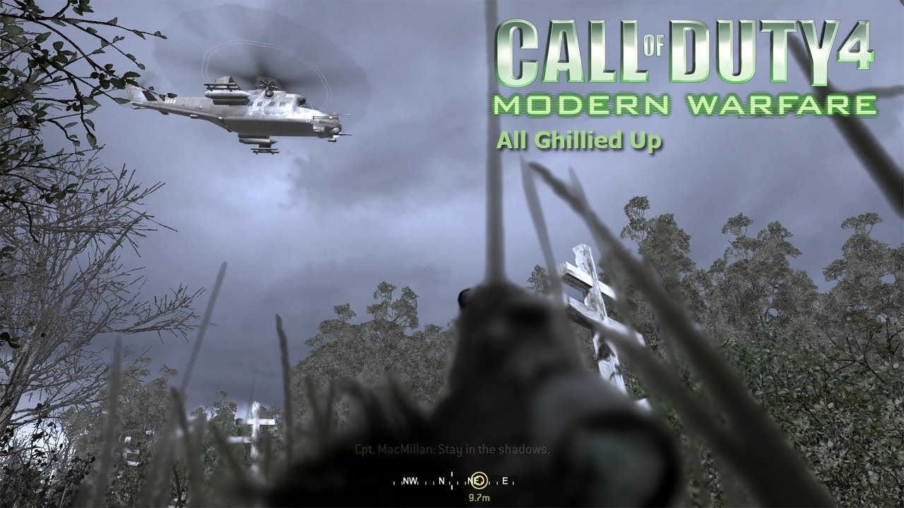 Call of Duty 4: Modern Warfare (2007) Campaign Gameplay - All Ghillied ...