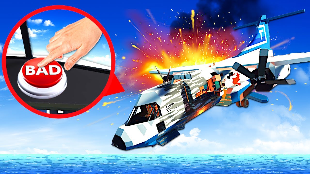 PLANE CRASHES AFTER WRONG BUTTON PRESS! (Stormworks) - YouTube