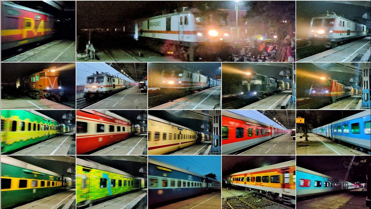 All Types of Colourful Trains in Indian railways |RAJDHANI+ DURONTO+ ...