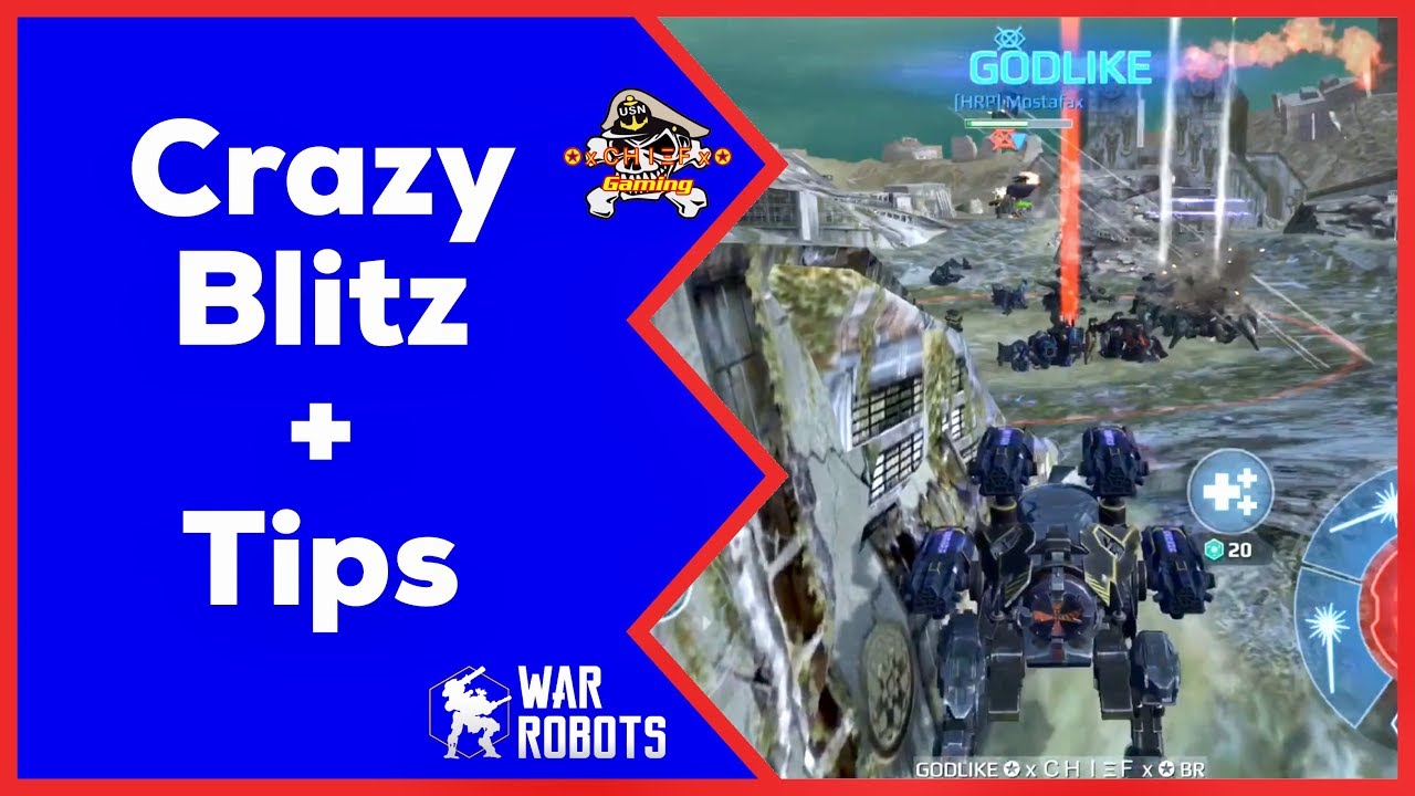 CRAZY Blitz Champion League Gameplay + Tips - War Robots [WR] - YouTube
