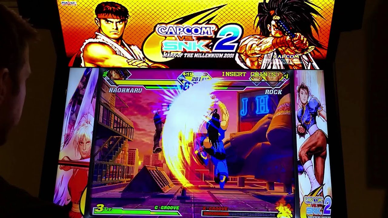 Capcom vs. SNK 2: Mark of the Millennium 2001 Arcade Cabinet ...