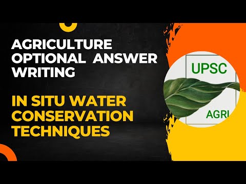 What Is In Situ Water Conservation