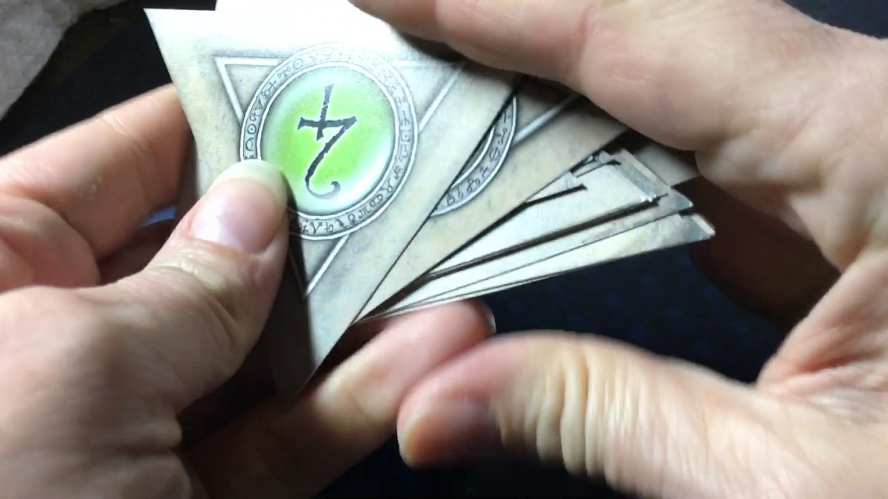 Shuffling Triangle cards - YouTube