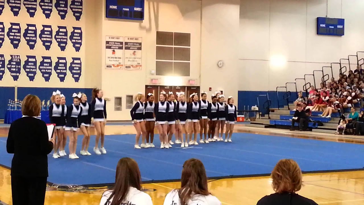 Dg cheer 1-11-2014 lake Zurich Hs invitational - YouTube