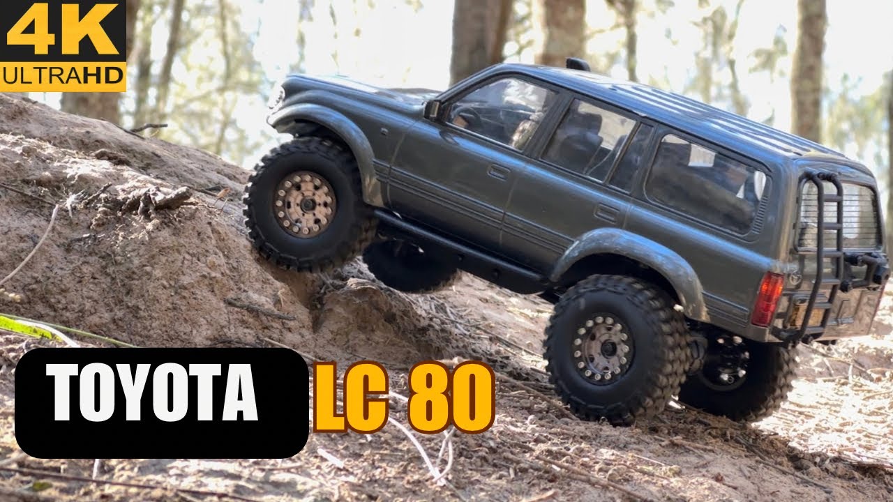 Pine Trail with the TOYOTA LC80 | 1:18 Scale RC Crawler by FMS | Huge ...