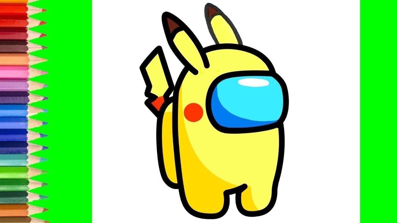 Cross Pikachu and Among AS \ Combine Pikachu among AS - YouTube