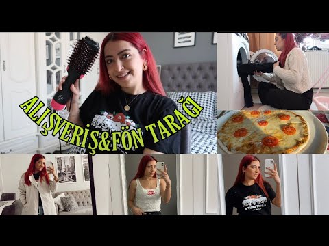 KIYAFET ALIŞVERİŞİM🛍FÖN TARAĞI İŞE YARIYORMU?🌟DIŞARI ÇIKTIK🤌🏼İKİ GÜNLÜK VLOG...❤️