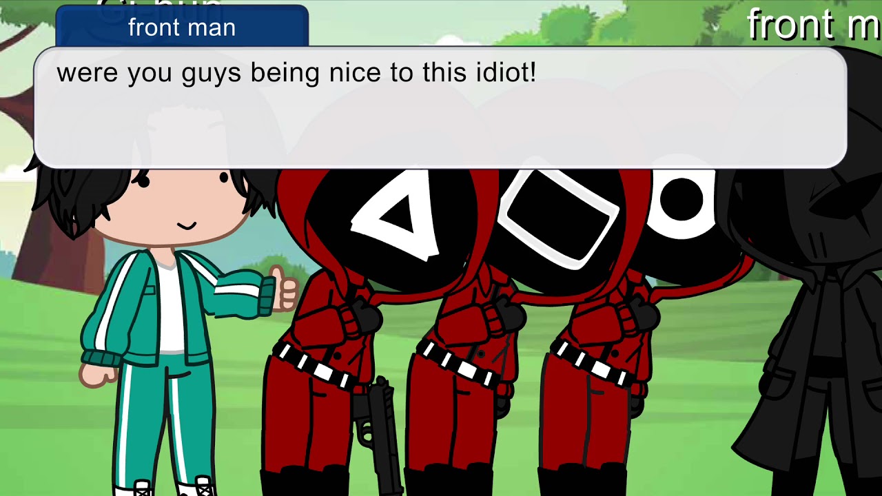 Gi-hun meet front man cute at the end - YouTube