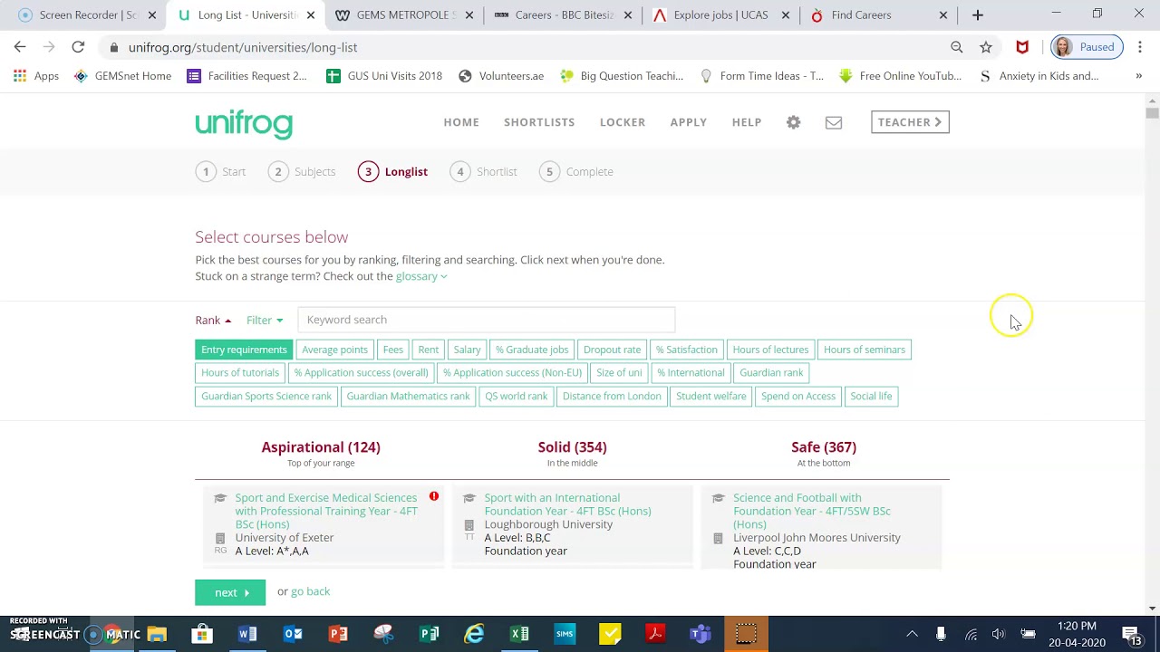 University Search Tool - YouTube