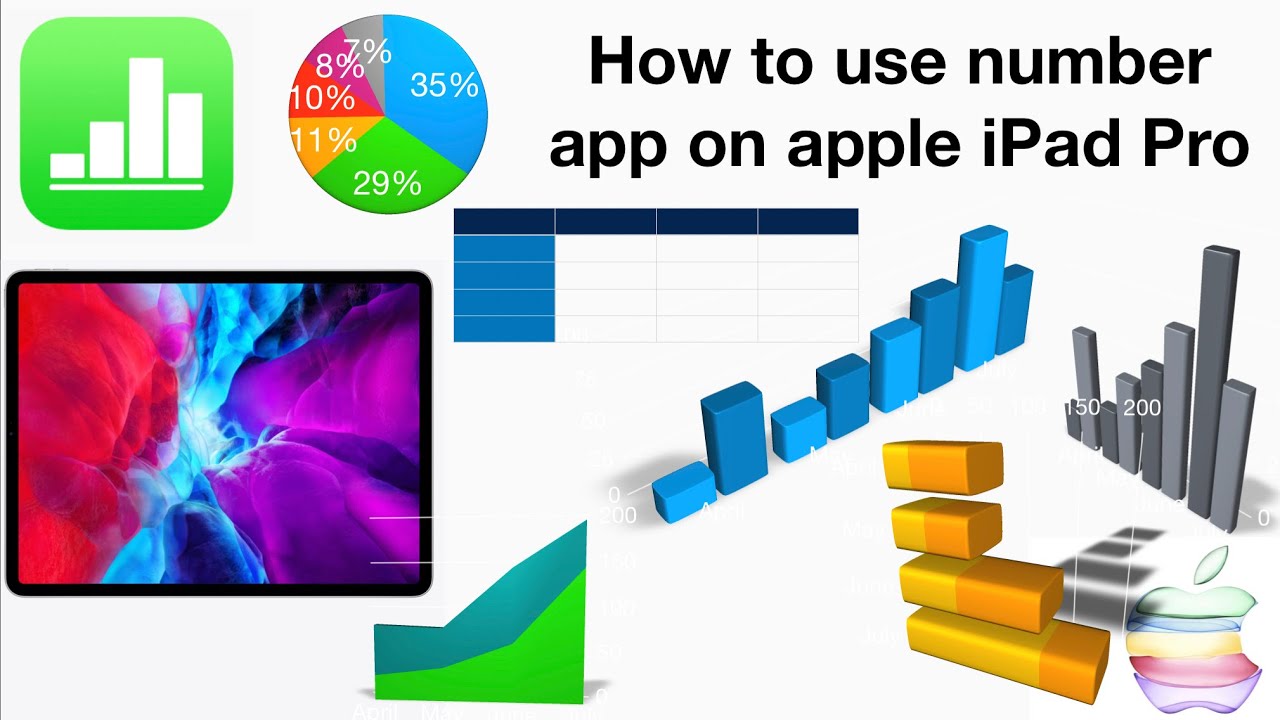 How To Use Number App On Apple iPad Pro - YouTube
