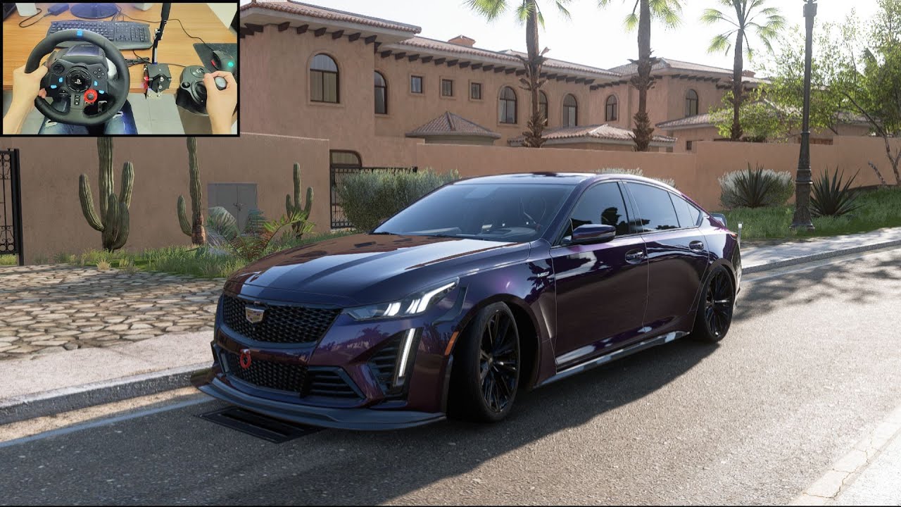 +1000HP Cadillac CT5-V BLACKWING 2022 | Forza Horizon 5 | Steering ...