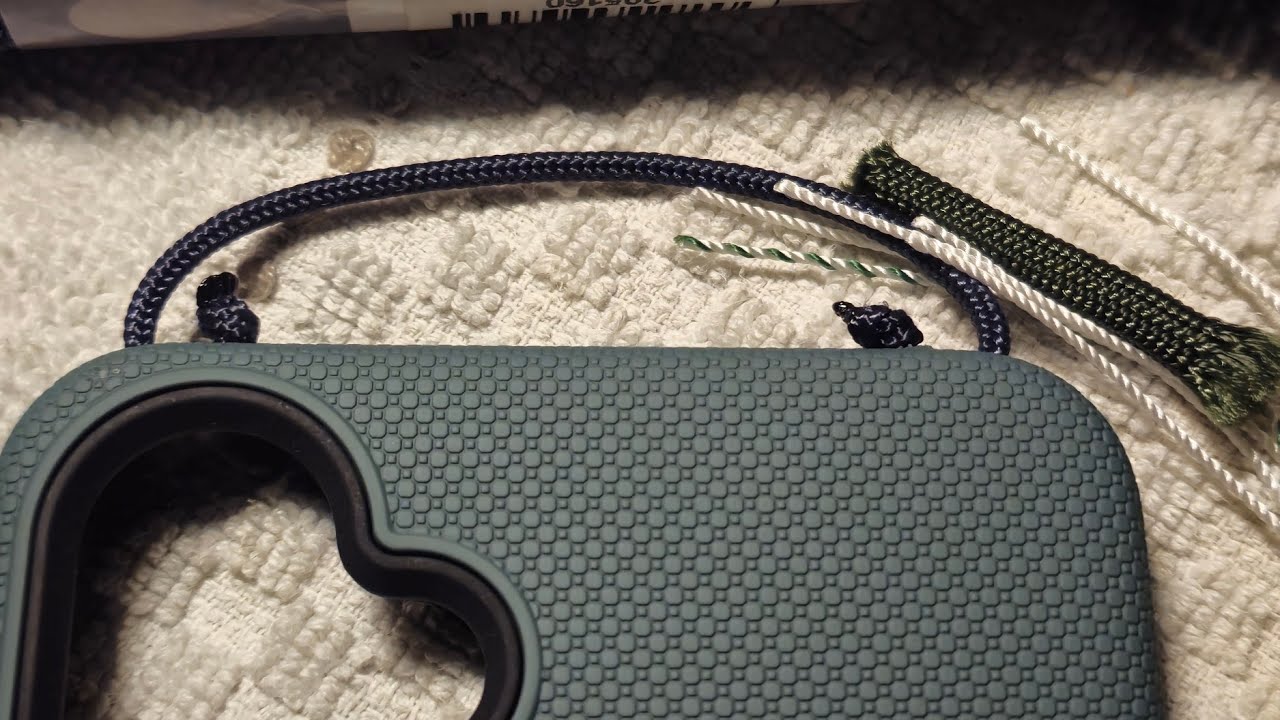 paracord, the best phone case accessory - YouTube