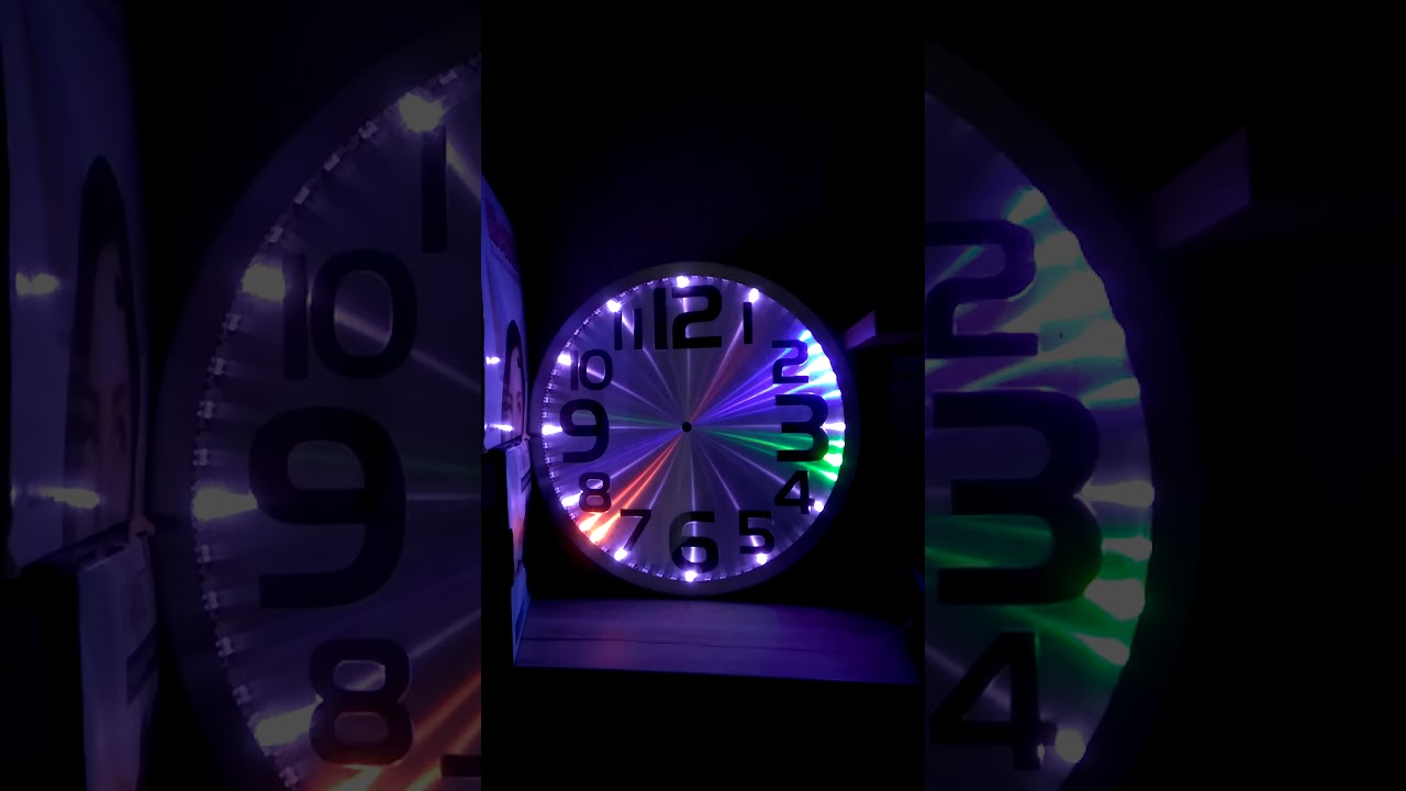 Ws2812 LED clock - YouTube