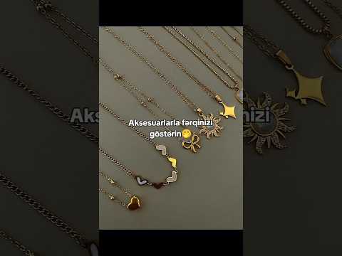 Zərif və dəbli aksesuarlar üçün doğru ünvandasınız! Stilinizə xüsusi toxunuşlar qatın✨ #aksesuar