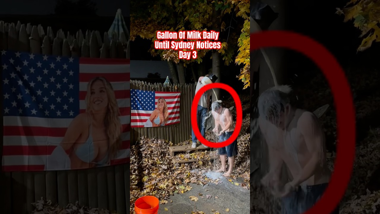 Sydney Sweeney Milk Challenge: Day 3 - YouTube