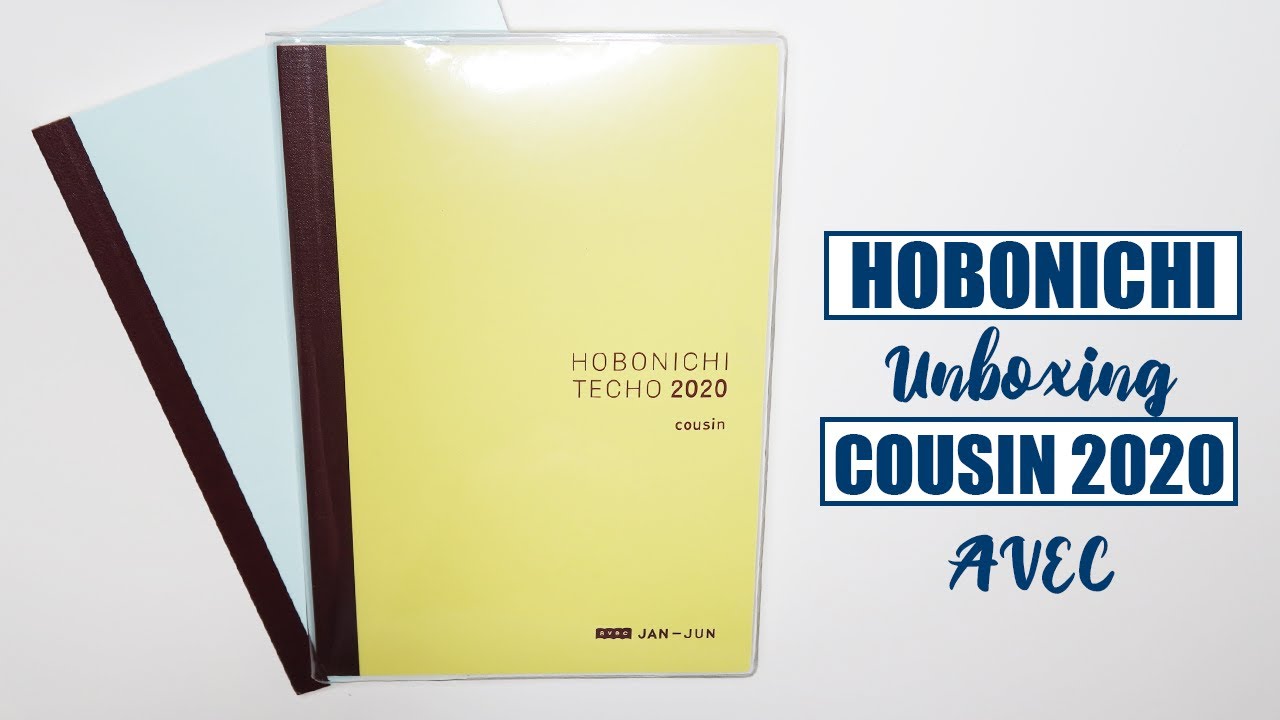 HOBONICHI COUSIN 2020 AVEC UNBOXING | Raspberyl Designs - YouTube