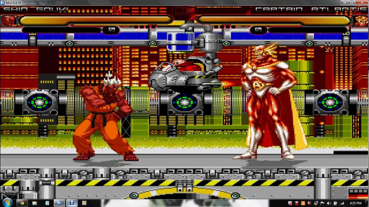 Bubbyaustin1022 mugen battle #99 shin gouki vs captain atlantis - YouTube