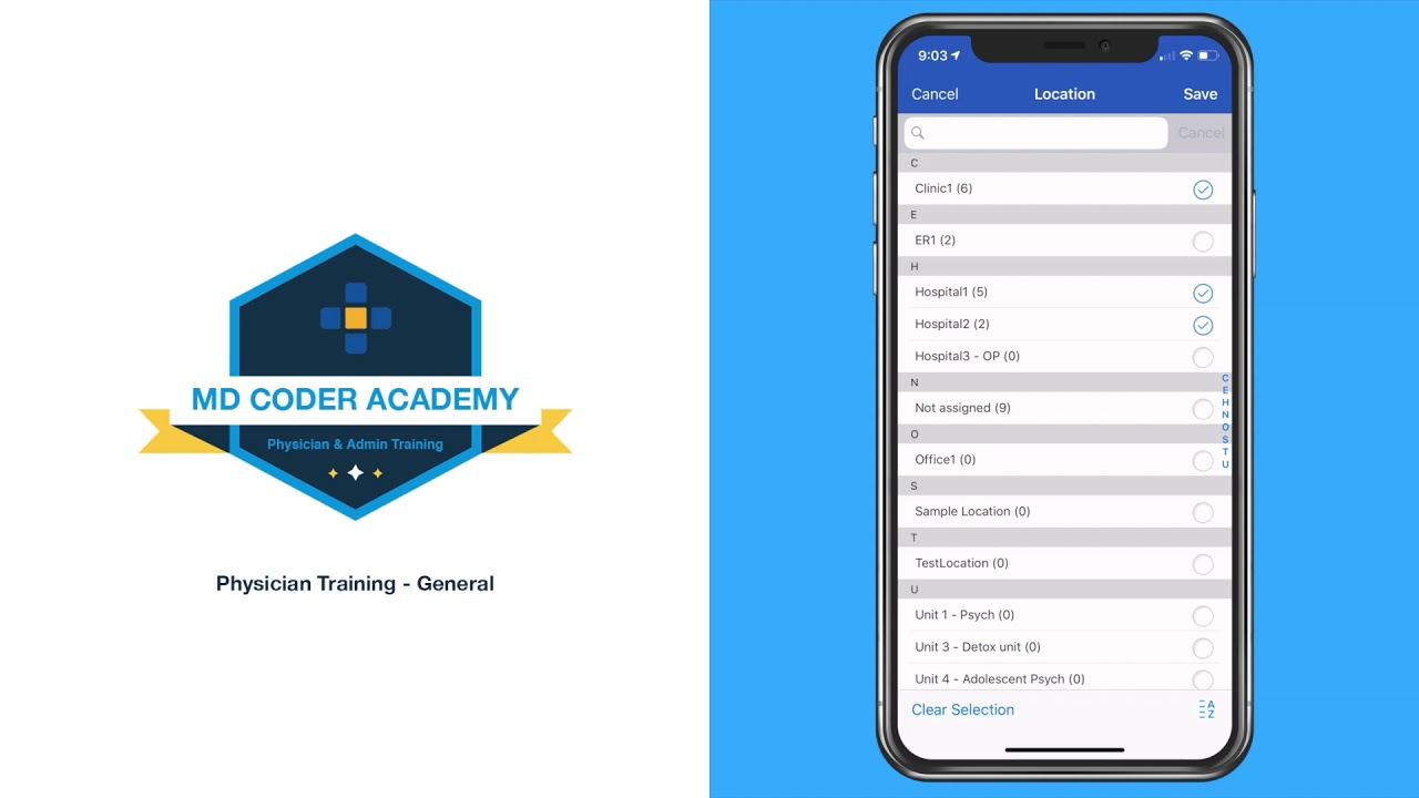 MD Coder Academy: Sort/Filter the Patient List - YouTube