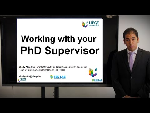 Working with your PhD Supervisor - YouTube