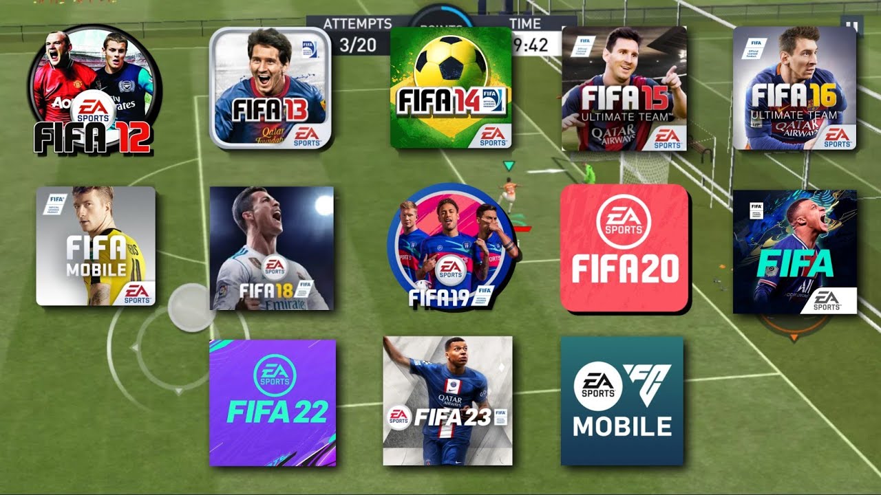 ÉVOLUTION DE FIFA MOBILE 2012-2024 | FIFA 12-EA SPORTS FC MOBILE 24 ...