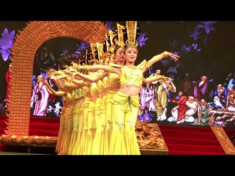 Colorful Thousand-hand Dance Bodhisattva #chinesebuddhadance - YouTube