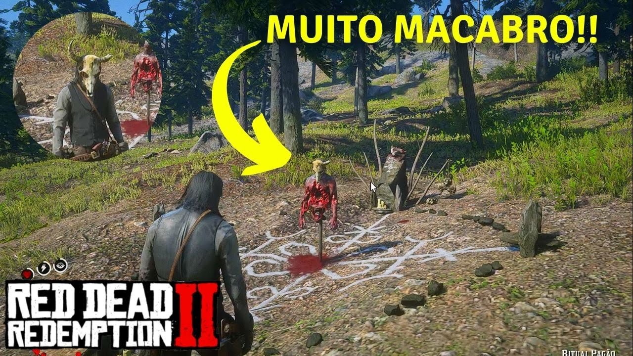 COMO CONSEGUIR UMA MÁSCARA DE RITUAL PAGÃO NO RED DEAD REDEMPTION 2 ...