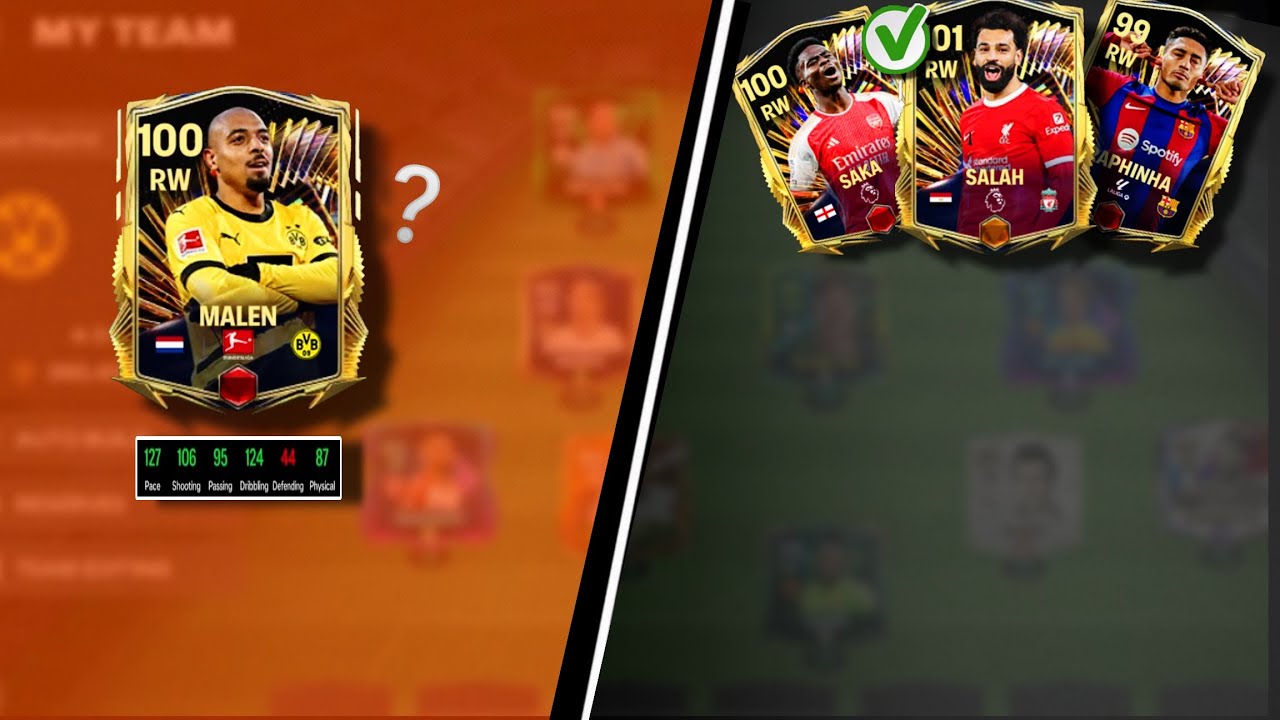 Donyell Malen review is here best rw ? || fc mobile - YouTube
