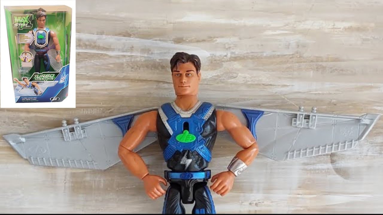 MAX STEEL TURBO WINGS FIGURA DEL 2009 - YouTube