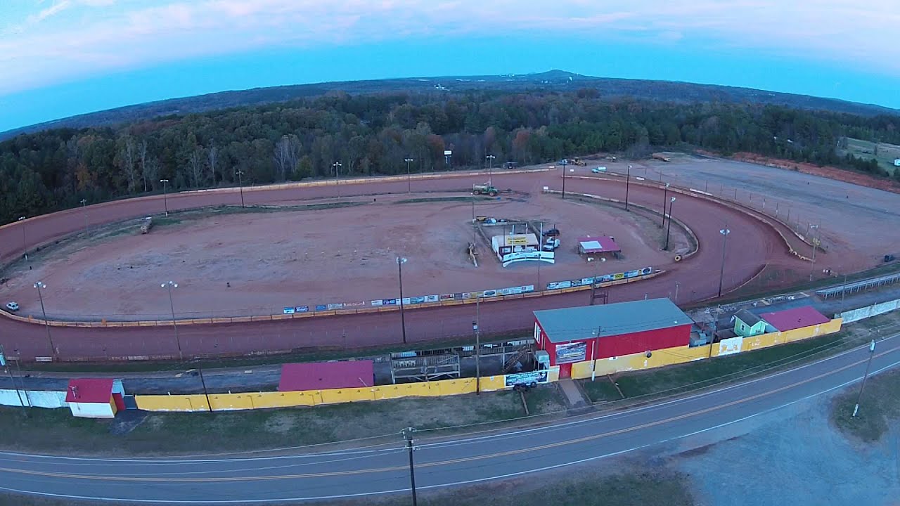 Cherokee Speedway from above - YouTube