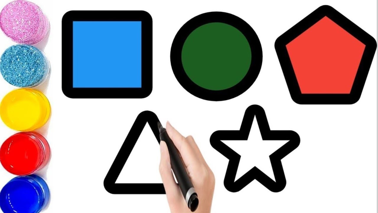 Shapes,2d shapes,new shape, Shape song/Preschool learning/nursery ...