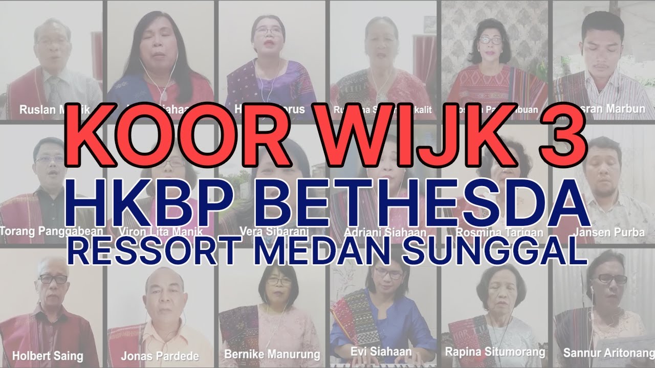 Koor Online Wijk 3 HKBP Bethesda Medan - MAROLOP OLOP TONDINGKI - YouTube