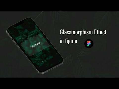 Easy steps to create glass effect in figma - YouTube