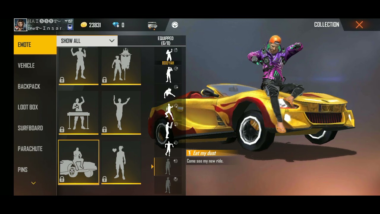 Emote and change cloth - YouTube