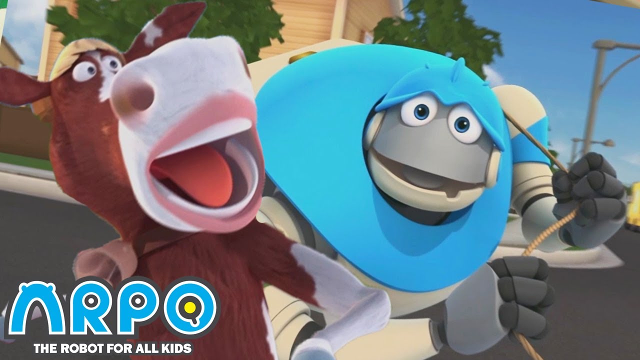 🤖 El Robot ARPO y el Bebé | Misión Muu Muu | Caricaturas y Dibujos ...