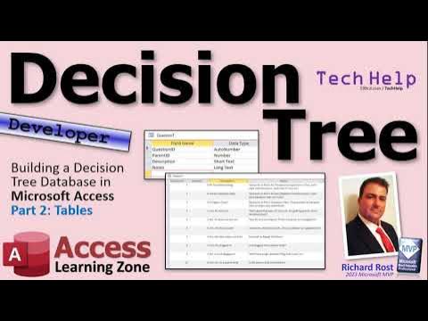 Building a Decision Tree Database in Microsoft Access. Part 2: Tables - YouTube