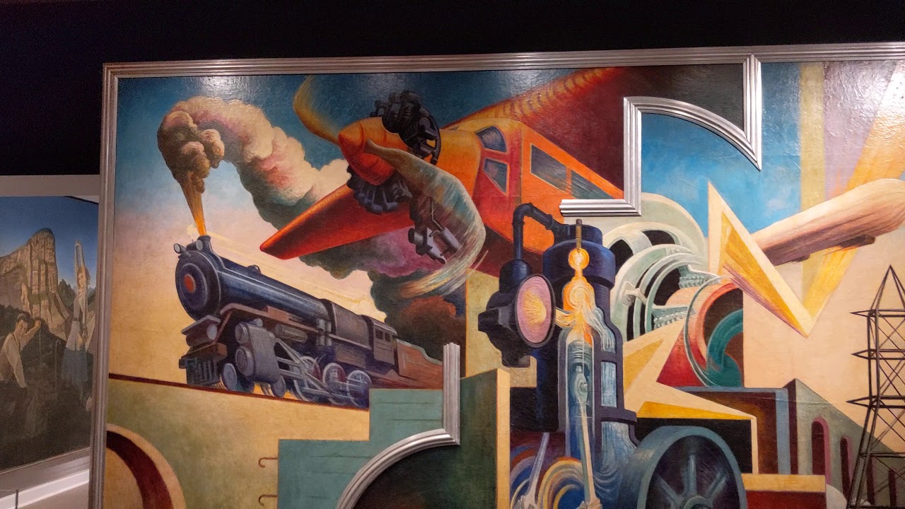 America Today mural, 1931, Thomas Hart Benton, The Met, NY, NY, 2019-11 ...
