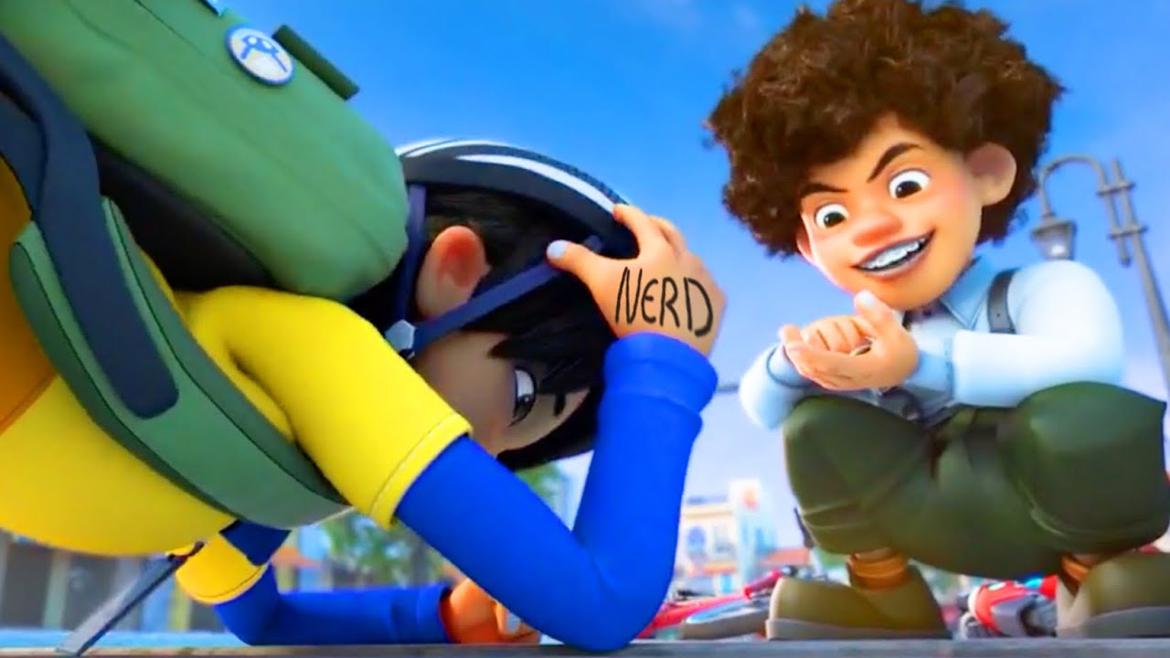 The BULLY didn't know that the NERD had the POWERS of a ROBOT with ...