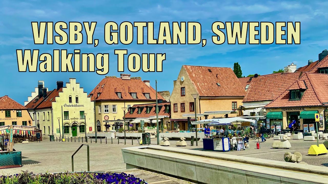 VISBY, GOTLAND, SWEDEN | ISLAND WALKING TOUR - YouTube
