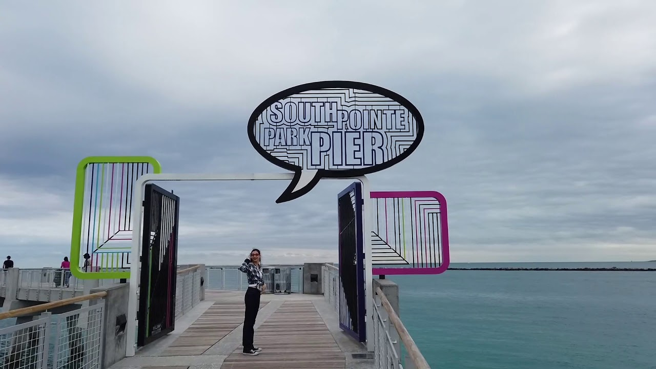Miami Beach, Florida - South Pointe Park Pier (2019) - YouTube
