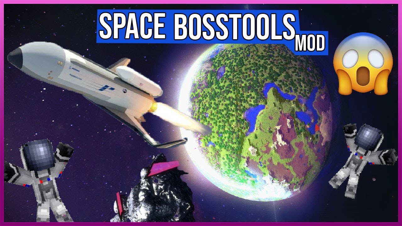 Como ir al espacio en Minecraft - Space Bosstools Mod (1.16.5) - YouTube