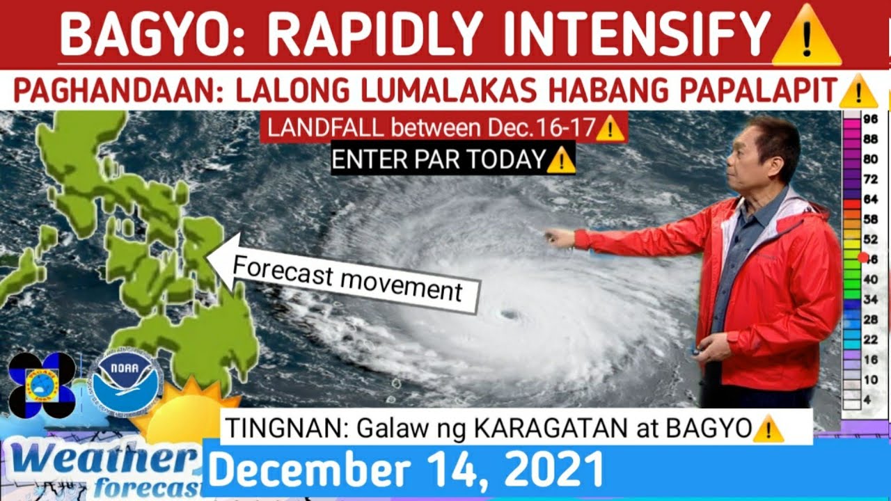 BAGYO RAPID INTENSIFICATION: PAGHANDAAN⚠TINGNAN⚠|Weather Update Today ...
