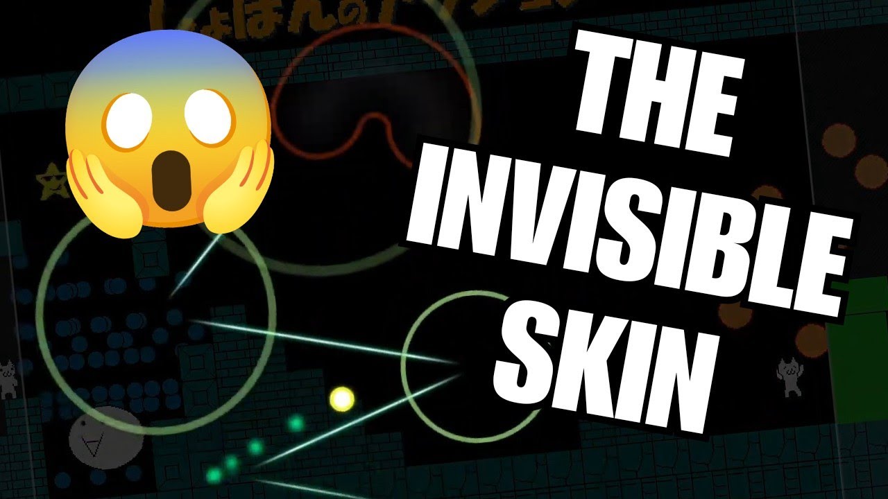 I played osu! with THE INVISIBLE SKIN - YouTube