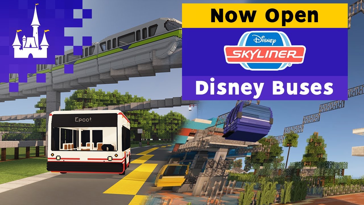 Minecraft Disney World Monorail